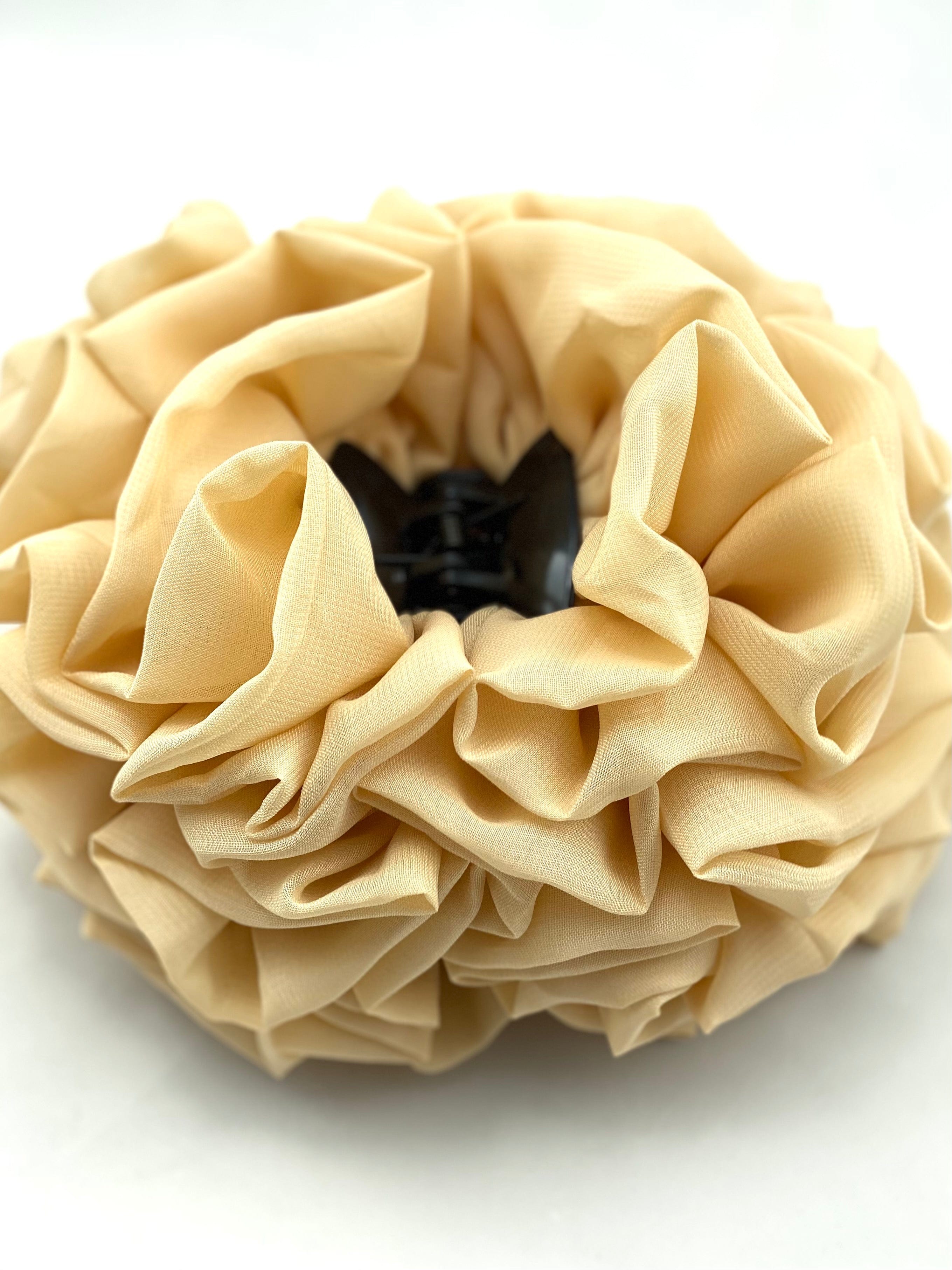 Volumizing Scrunchie Hair Clip - XL - Nude – Turbansstuff