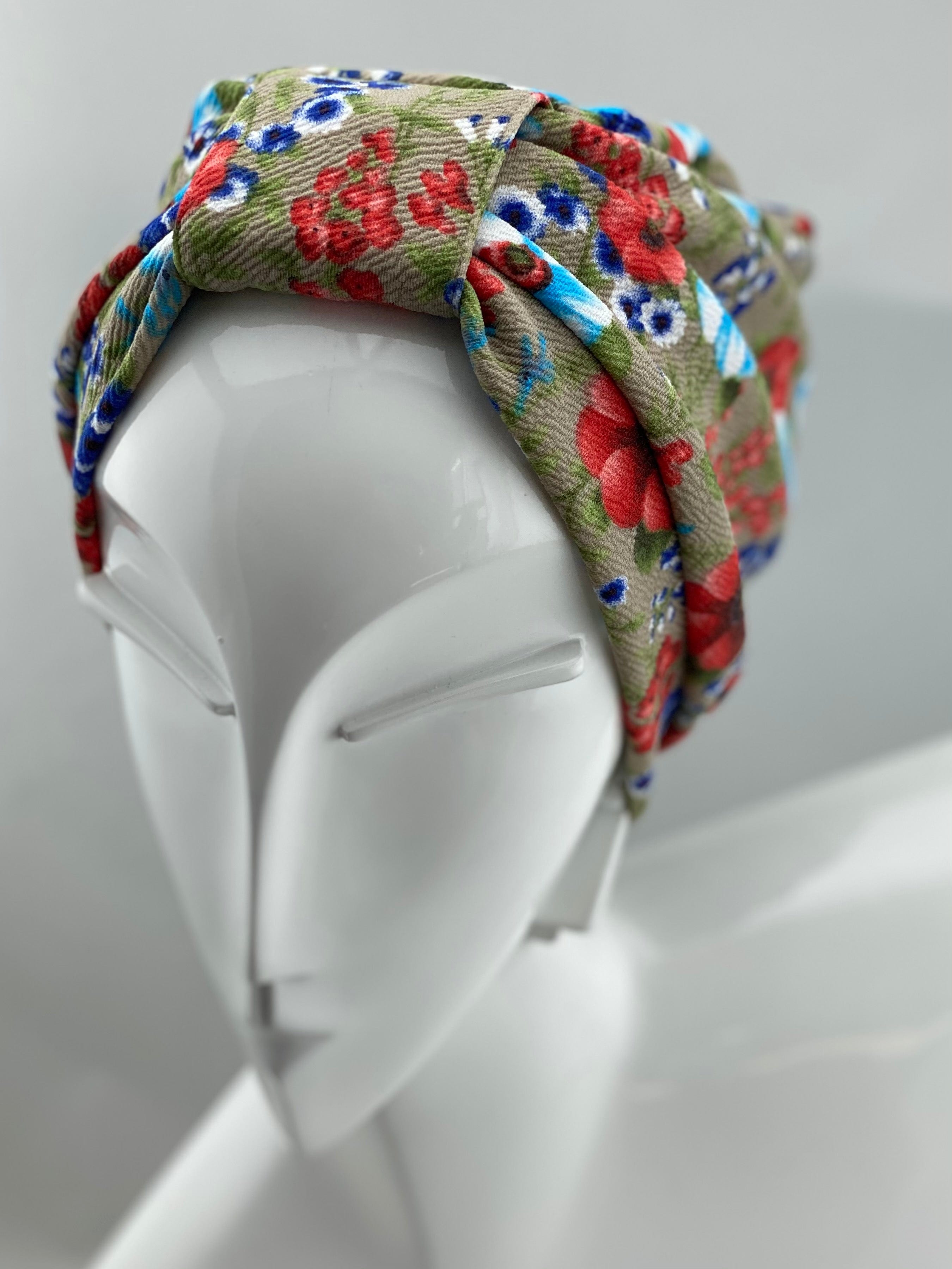 Floral African Turbans | Turban - Floral garden | Turbans Stuff ...