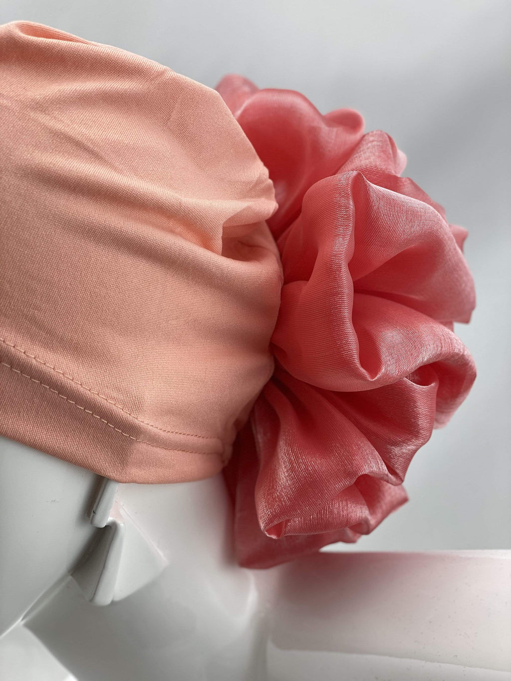Volumizing Scrunchie Cap - Peaches – Turbansstuff